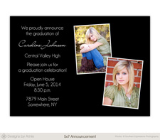 SENIOR Word Senior Announcement [SC030] : Designs By Amie | Photoshop ...